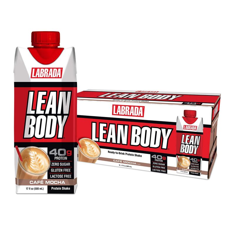 Labrada – Lean Body RTD – Protein Shakes (Cafe Mocha) 500ml x 12pack ...