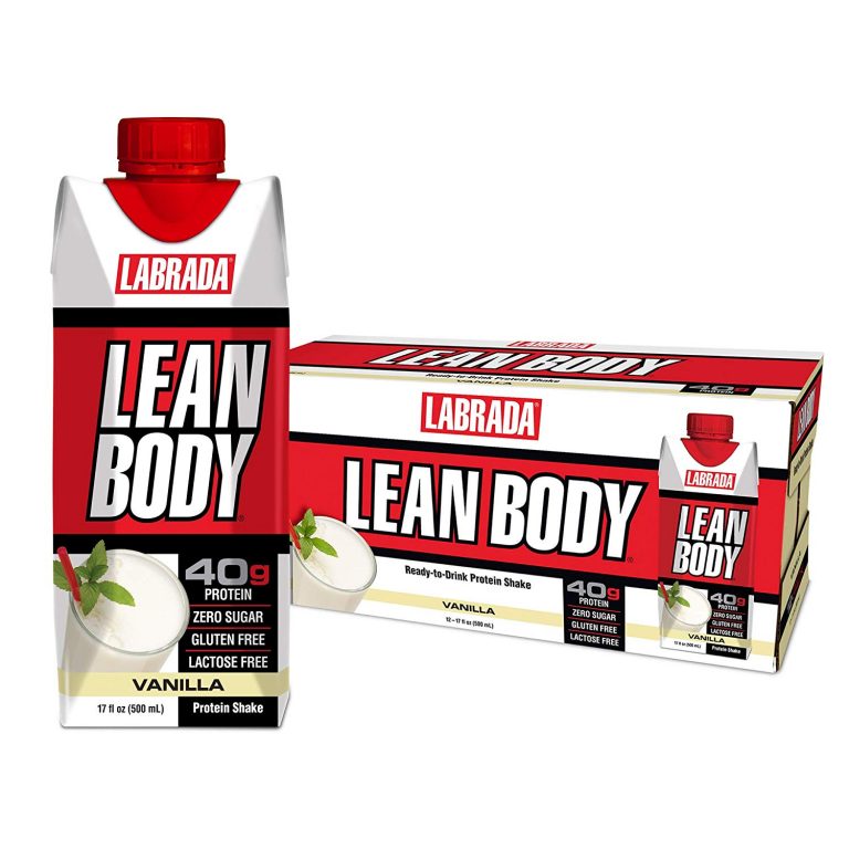 Labrada – Lean Body RTD – Protein Shakes (Vanilla) 500ml x 12pack ...