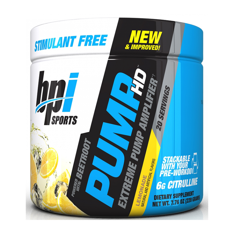 BPI Sports – Pump HD 20 Serv (Lemonade) – Natures Village