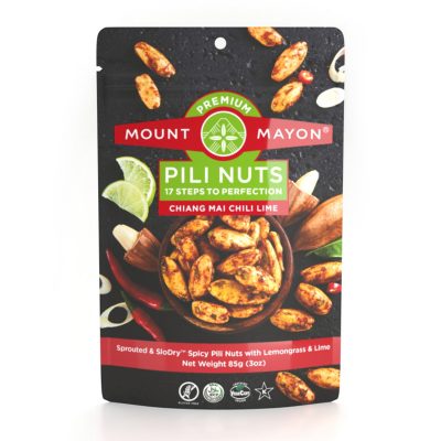 Mount Mayon – Chiang Mai Chili Lime Premium Pili Nuts 85g – Natures Village