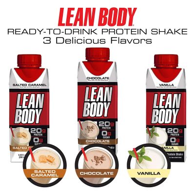 Labrada – Lean Body RTD – Protein Shakes (Chocolate) 250ml x 16pack ...