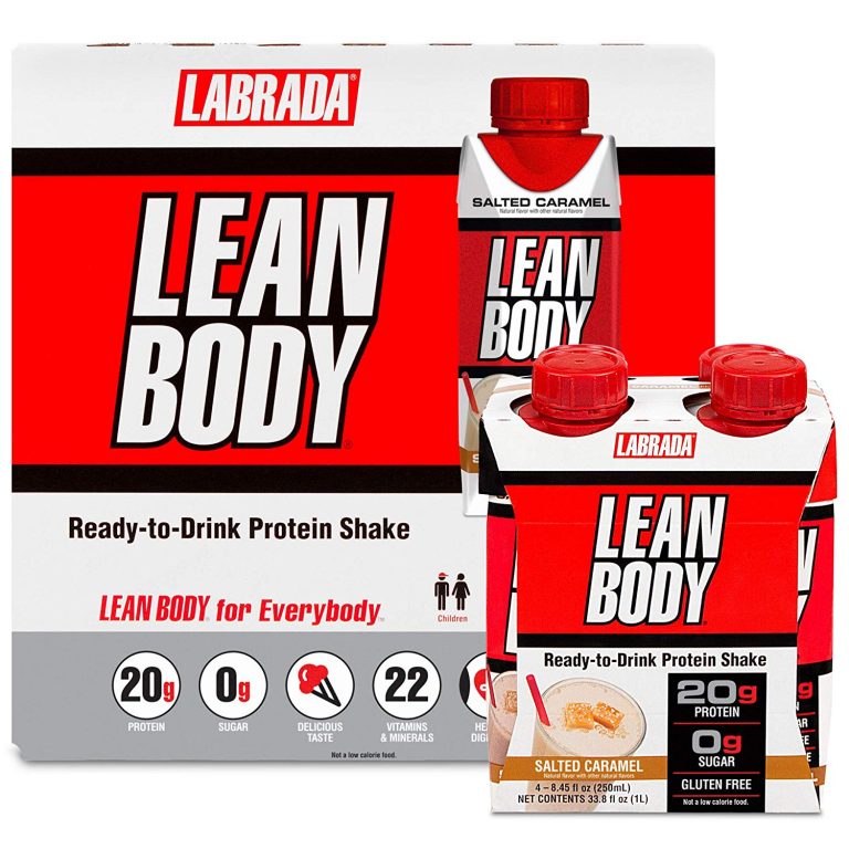 Labrada – Lean Body RTD – Protein Shakes (Salted Caramel) 250ml x ...