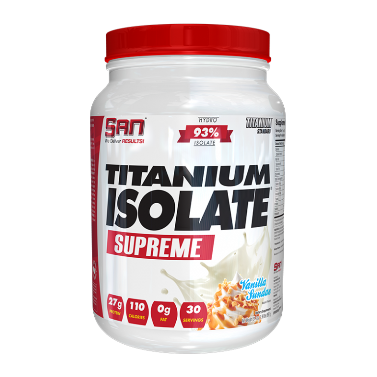 SAN Nutrition – Titanium Isolate Supreme 30 Serv (1.98lbs/ 897g ...
