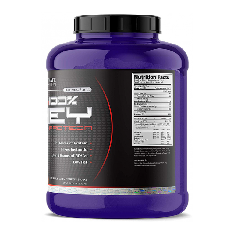 Ultimate Nutrition – PROSTAR 100% Whey Protein 80 Serv (5.28lbs/ 2.39kg ...