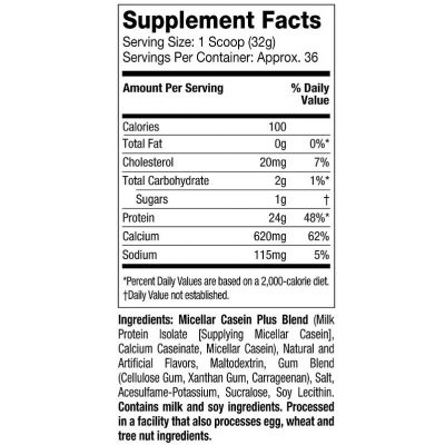 MuscleTech – Nitro-Tech Casein Gold Protein (2.50lbs/ 1.13kg) (Creamy ...