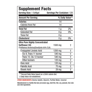 SAN Nutrition – Pure CLA 1500 (120 Softgels) – Natures Village